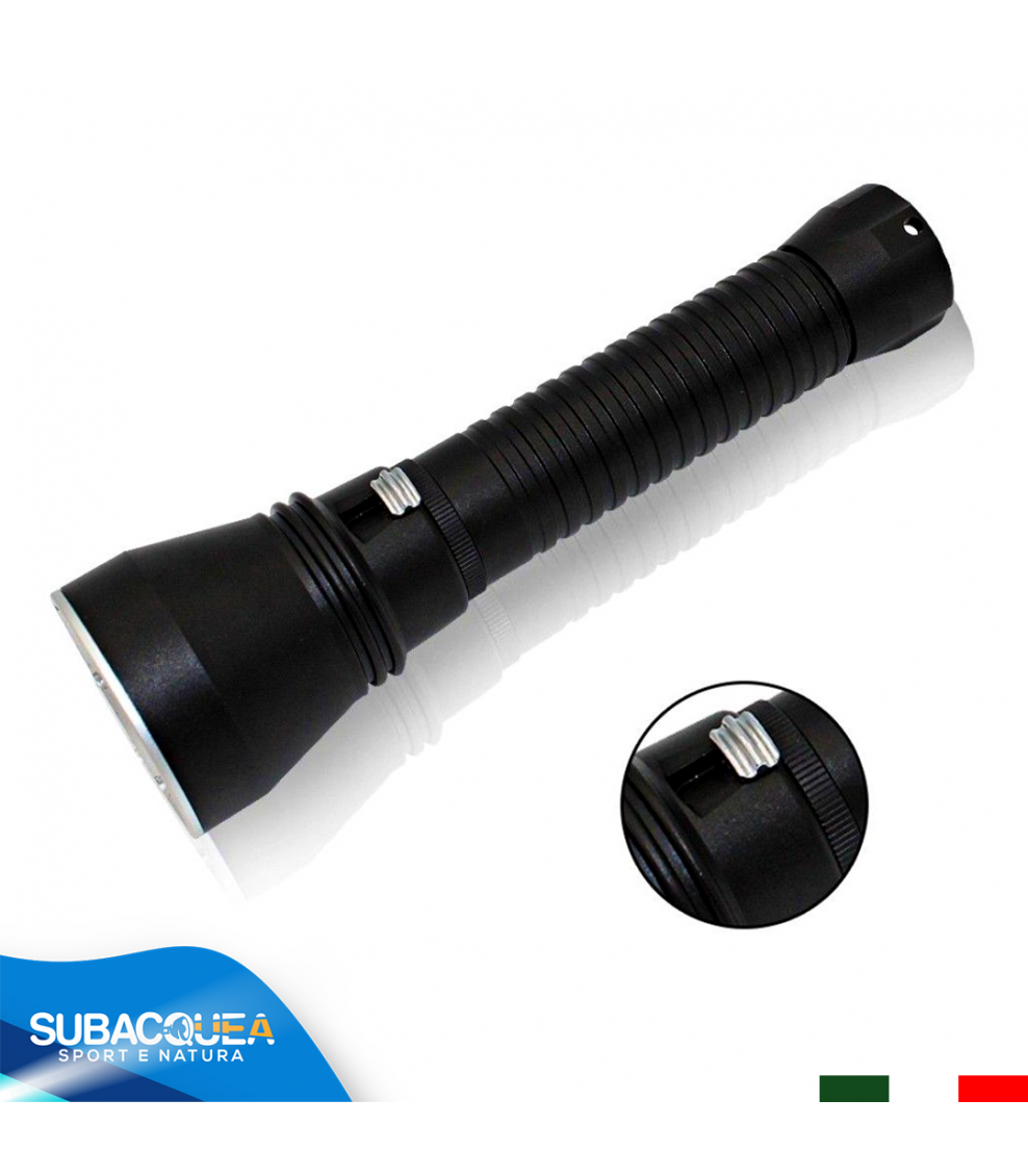 Torcia Subacquea Primaria, Modello XHP 70, LED XHP 70, 3500 Lm